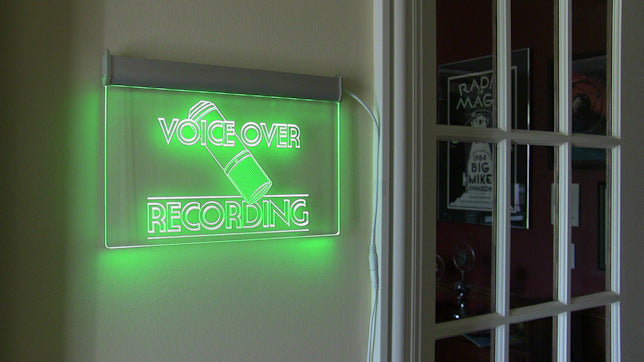 Multi-Color LED Voice Over Recording Sign – Voice Over Essentials