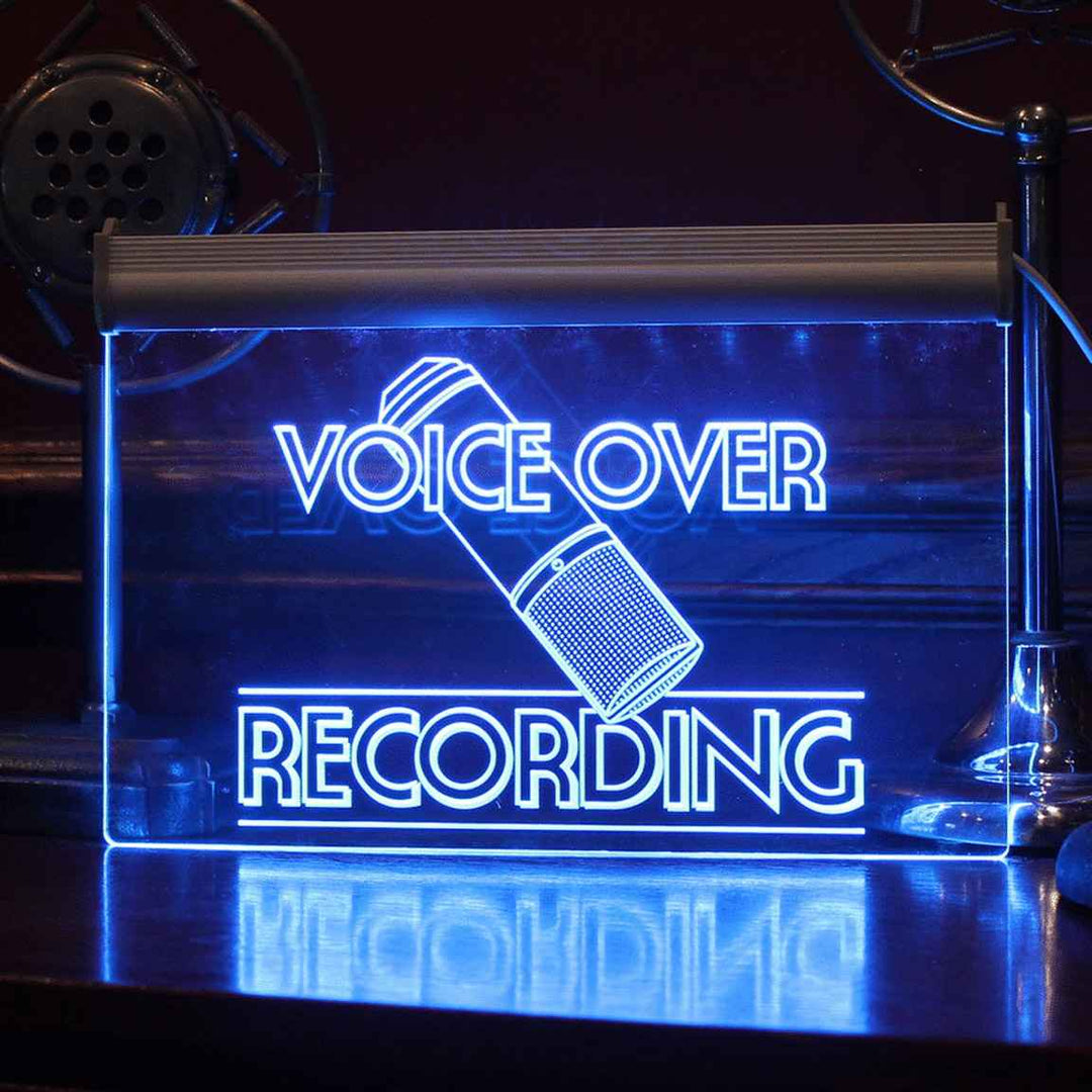 Multi-Color LED Voice Over Recording Sign – Voice Over Essentials